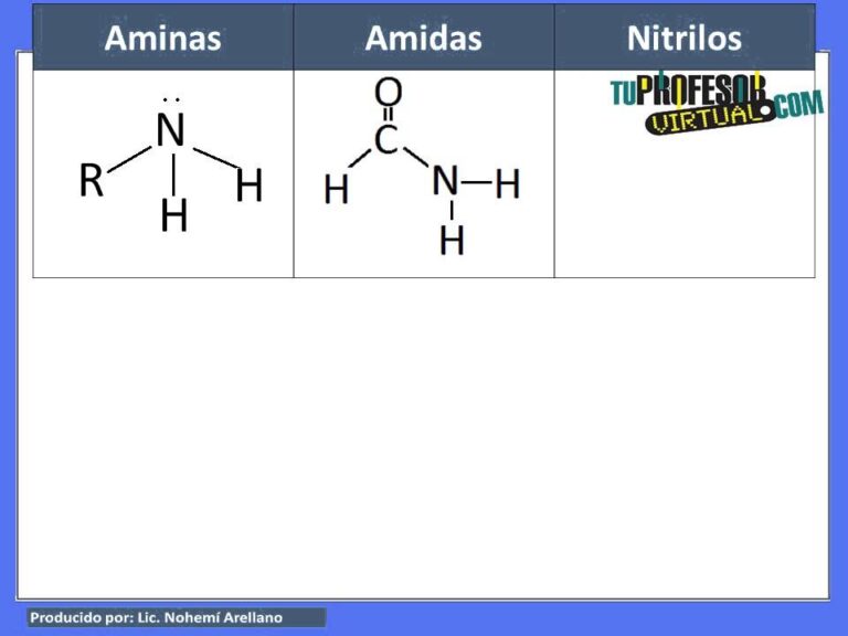 Diferencia entre amina y amida - PEDIAEXPERTOS