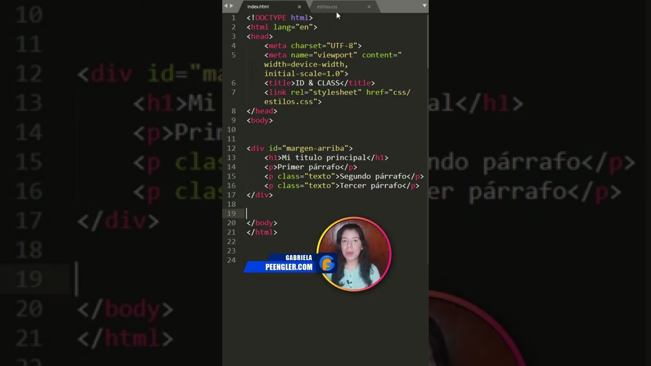 Diferencia entre div id y div class - PEDIAEXPERTOS