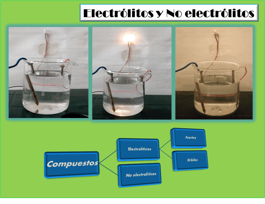 Diferencia entre electrolitos y no electrolitos - PEDIAEXPERTOS