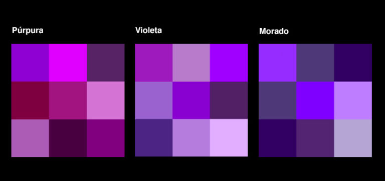 Diferencia entre lila y morado - PEDIAEXPERTOS