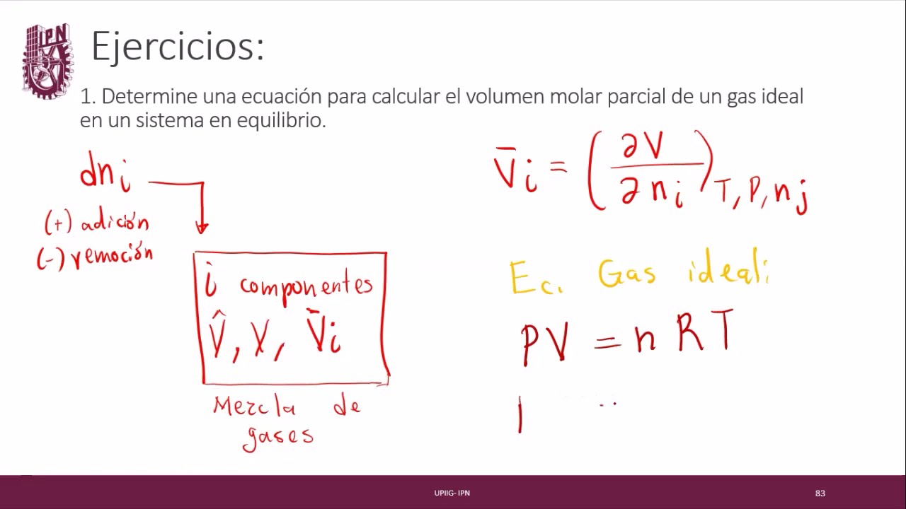 Diferencia entre volumen molar y volumen molar parcial - PEDIAEXPERTOS