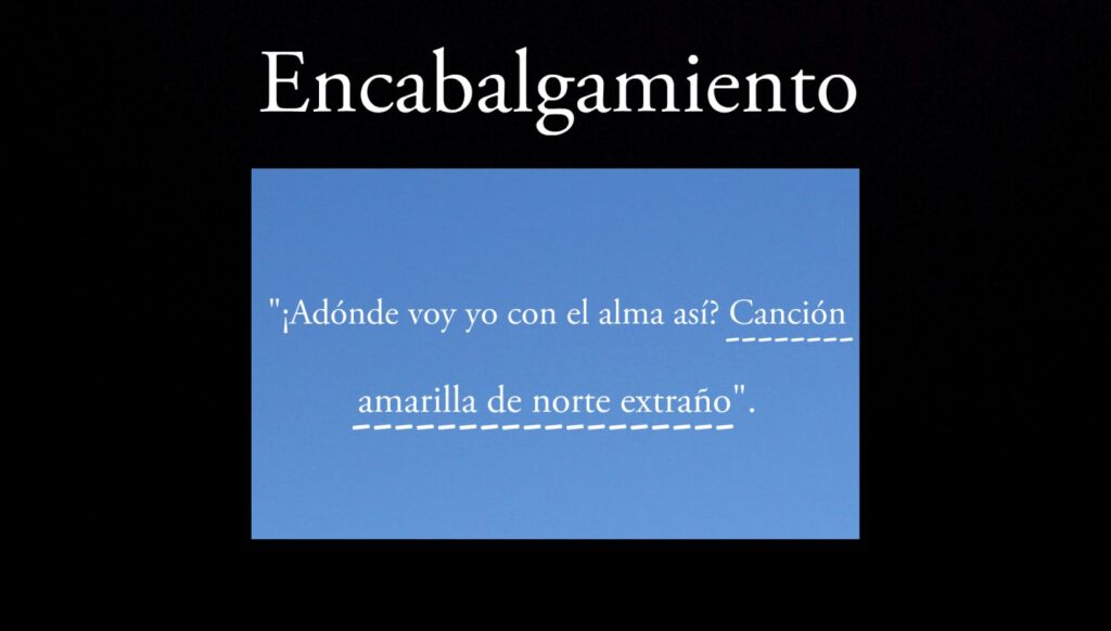 ¿Qué es un encabalgamiento en poesía? - PEDIAEXPERTOS