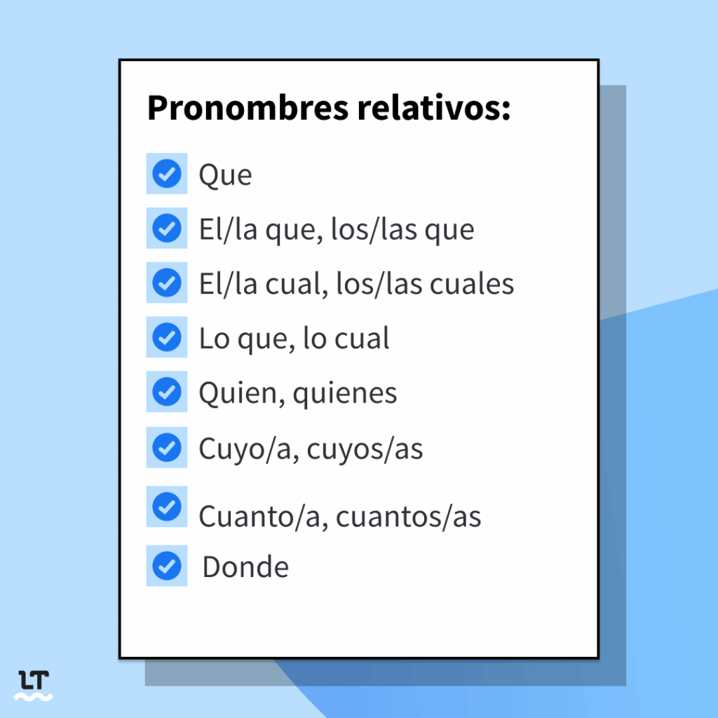 ¿Qué son los pronombres relativos? - PEDIAEXPERTOS